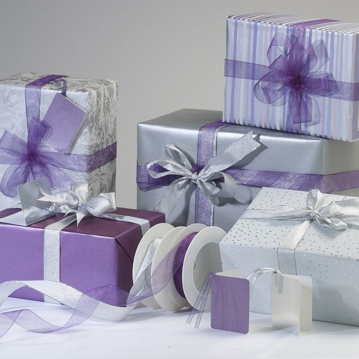 Silver Lilac Collection - Pretty Gift Wrapping Paper – Kudos Giftwrap