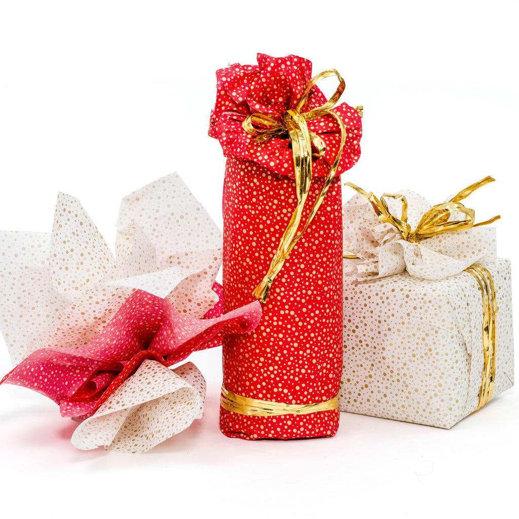 Designer Tissue - Mini Spot Red (240 Sheets) – Kudos Giftwrap