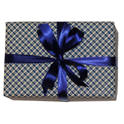 Silver Blue & Navy Luxury Christmas Wrapping Paper – Kudos Giftwrap