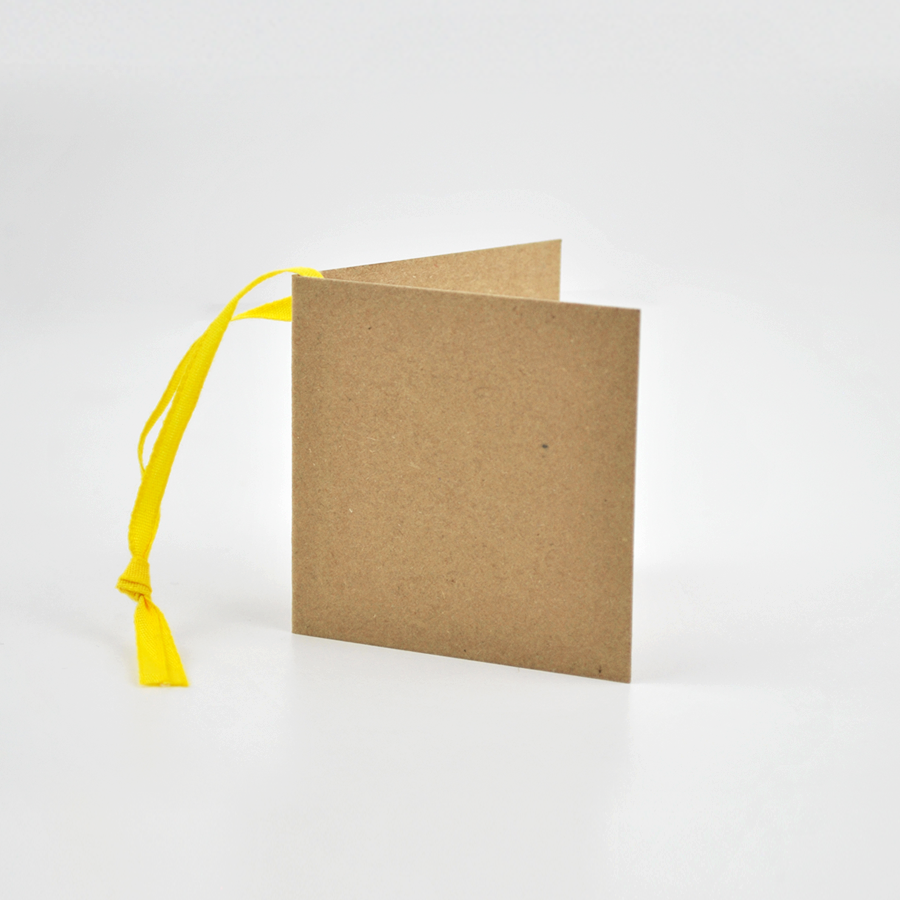 Square Kraft Gift Tags Yellow (50) – Kudos Giftwrap