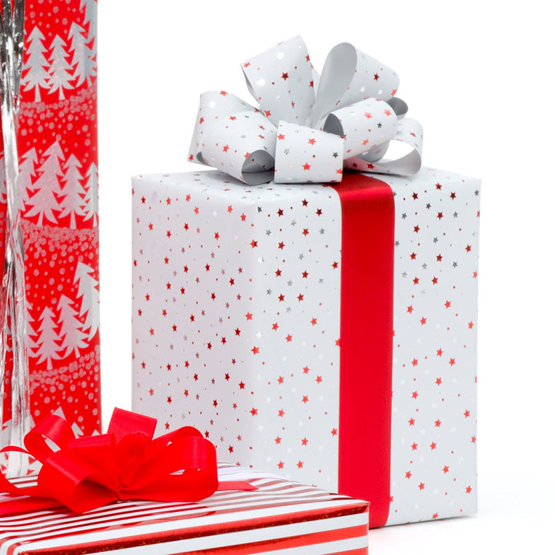 Red Shiny Christmas Gift Wrap | Christmas Gift Packaging – Kudos Giftwrap